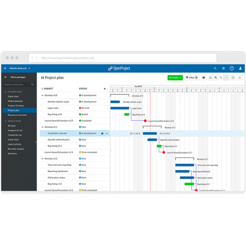 OpenProject - Gestão de Projetos Online